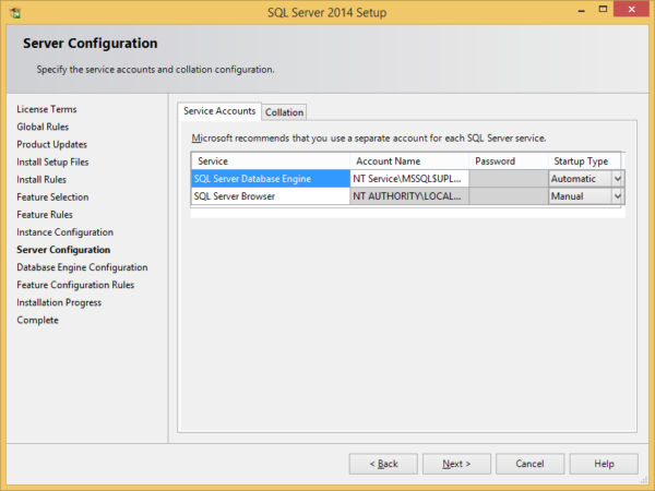 Instalacja Microsoft SQL Server 2014 - Pomoc statlook