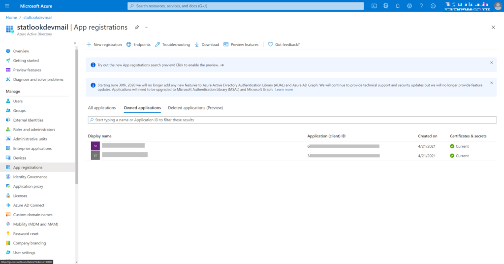 Konfiguracja aplikacji do obsługi poczty na platformie Azure (Exchange ...
